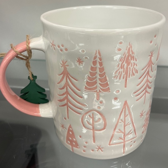 Primo Design | Holiday | Pink Christmas Trees Ceramic Coffee Mug Primo ...